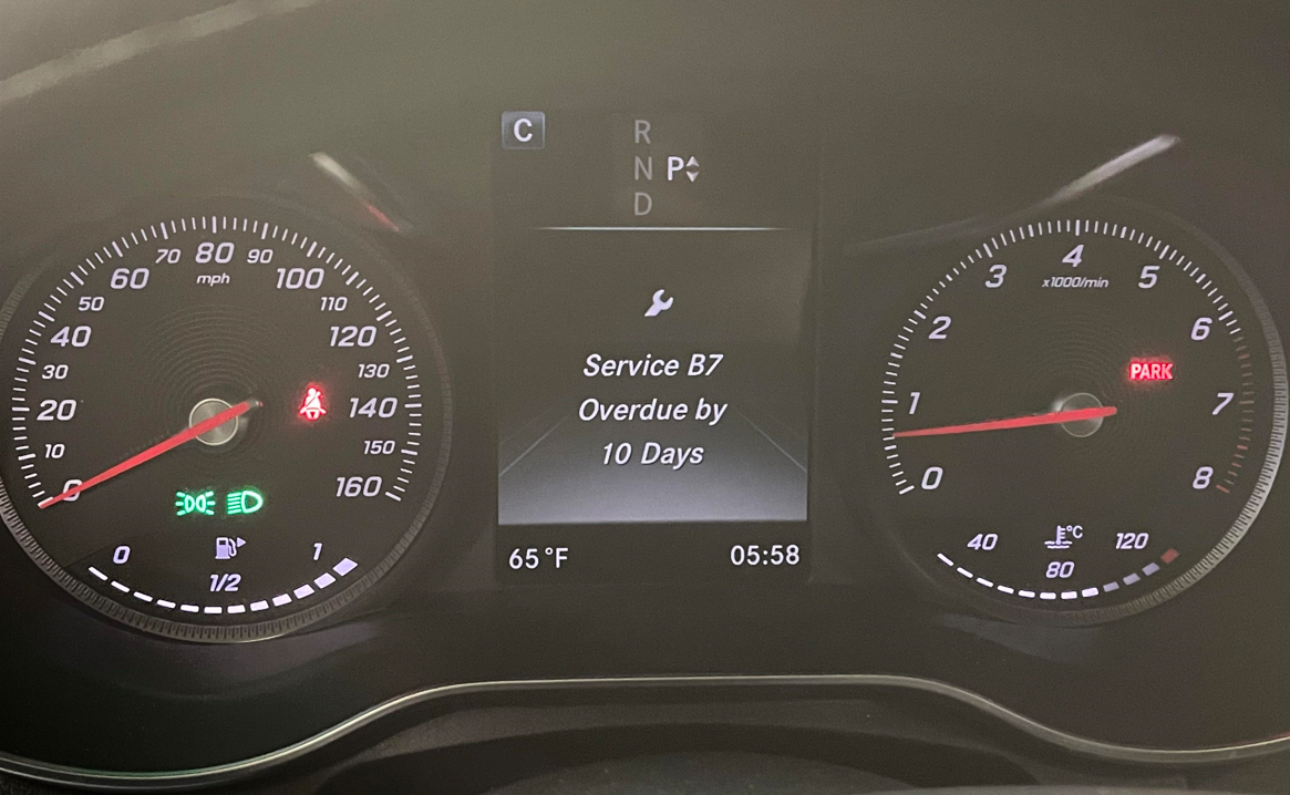 Service B on Mercedes C300: What’s Included
