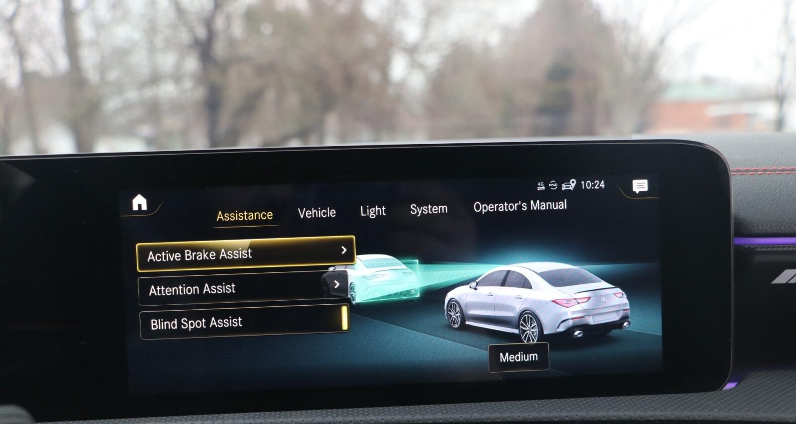 Active Brake Assist Functions Limited Mercedes: Solution